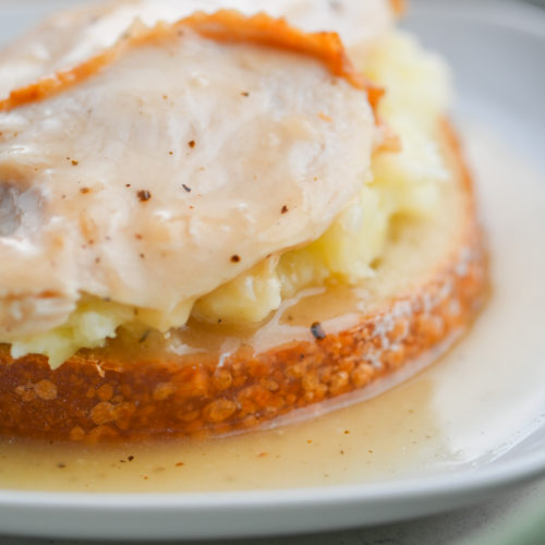 Open Face Turkey Sandwich Recipe | Life's Ambrosia