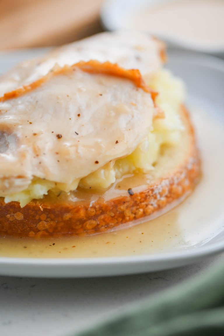 Open Face Turkey Sandwich Recipe | Life's Ambrosia