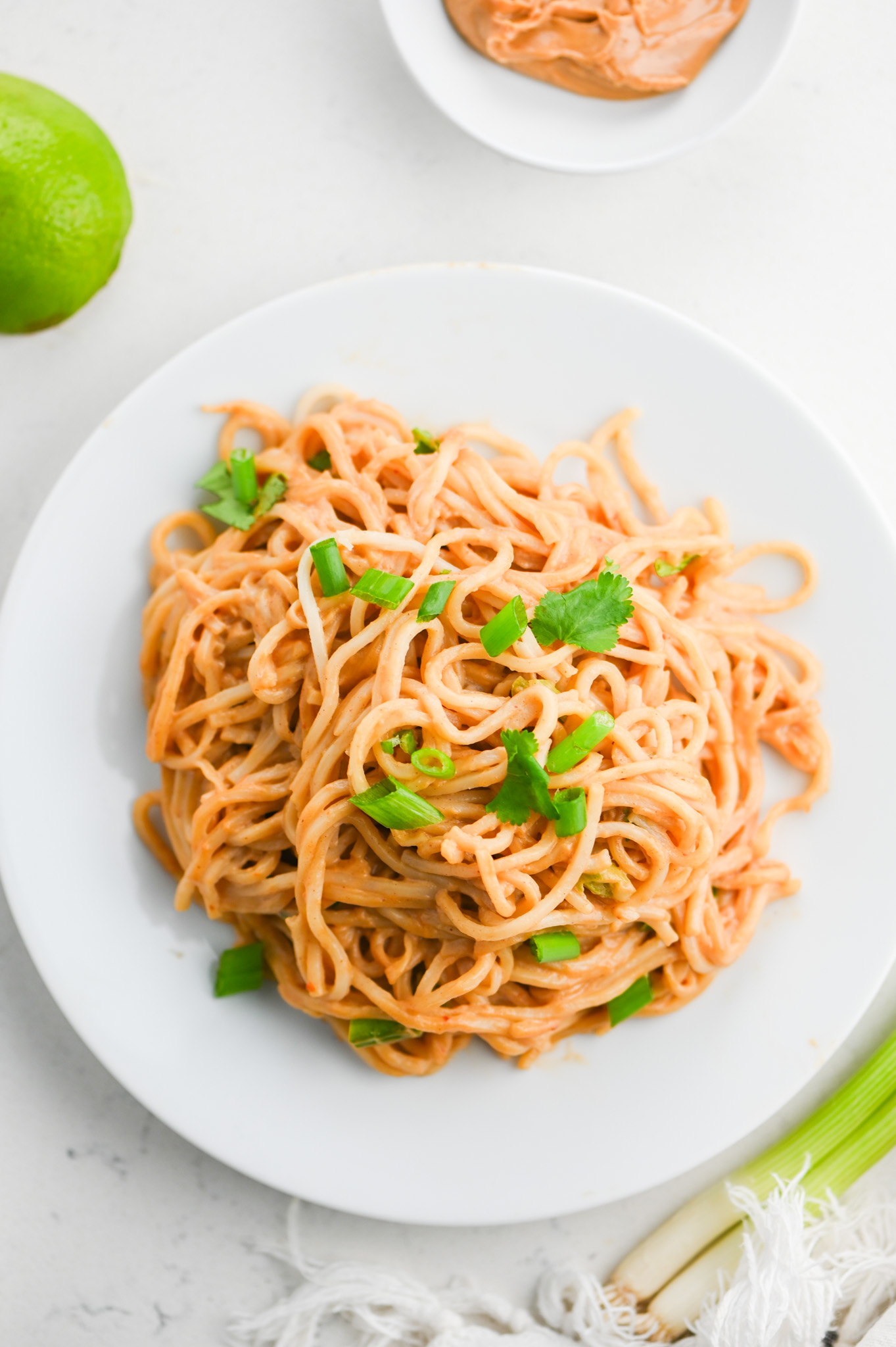 Peanut Sauce Noodles - Life's Ambrosia