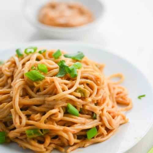 Peanut Sauce Noodles - Life's Ambrosia