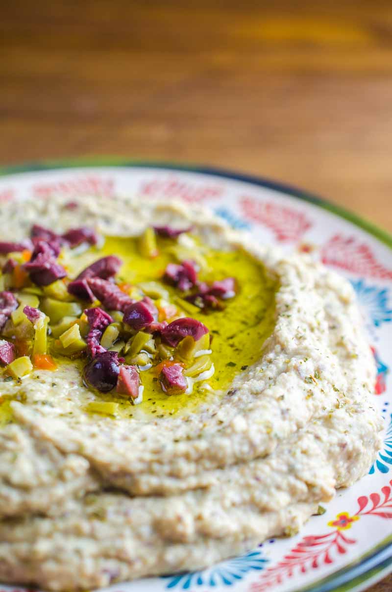 Quick Olive Hummus - Life's Ambrosia