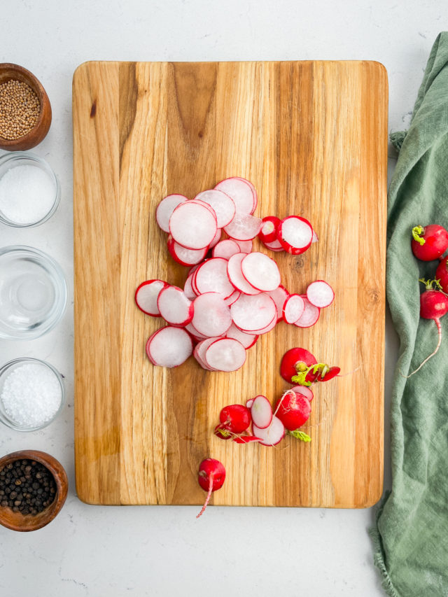 Quick Pickled Radishes - Life's Ambrosia