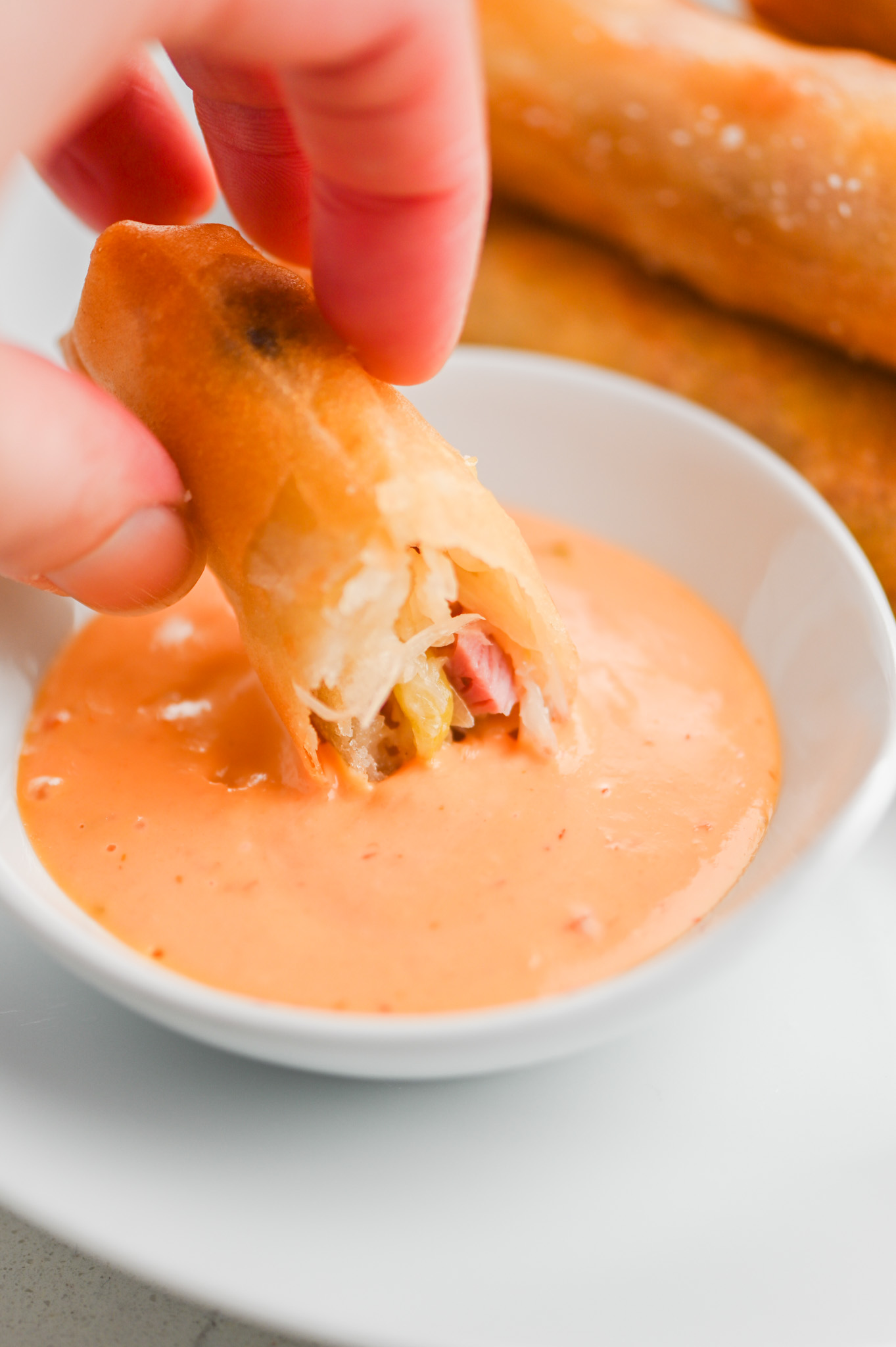 Reuben Egg Rolls - Life's Ambrosia