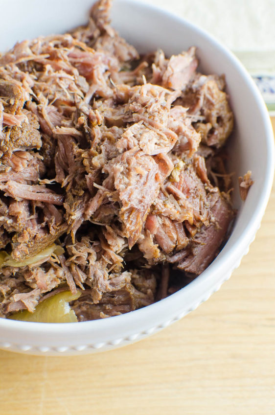 Slow Cooker Shredded Beef Recipe - Life's Ambrosia