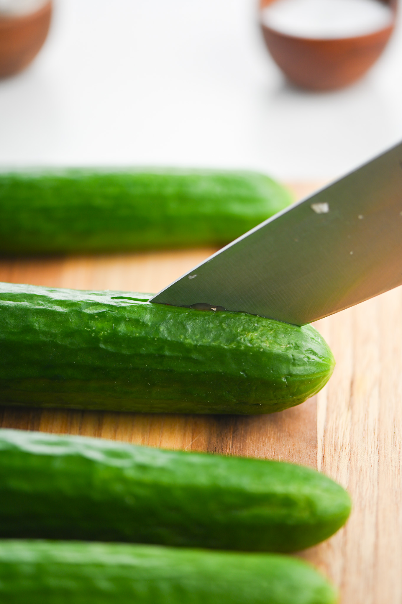 Smashed Cucumber Salad - Life's Ambrosia