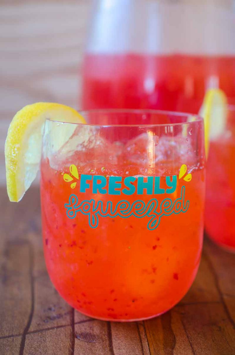 Sparkling Strawberry Lemonade Recipe- Life's Ambrosia
